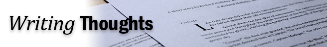 Writing Thoughts: Developing Healthy Writing Habits – Richard Holliday ...